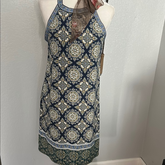 Max Studio | Dresses | Max Studio Blue And Green Midi Dress | Poshmark